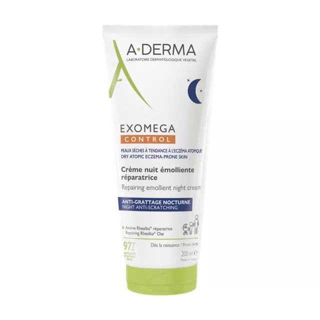 А-Дерма (A-Derma) Екзомега Контрол відновлювальний нічний крем-емолент ...