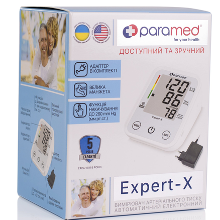 Тонометр Парамед (Paramed Expert-X) автоматичний, Xiamen Ants-Bro ...